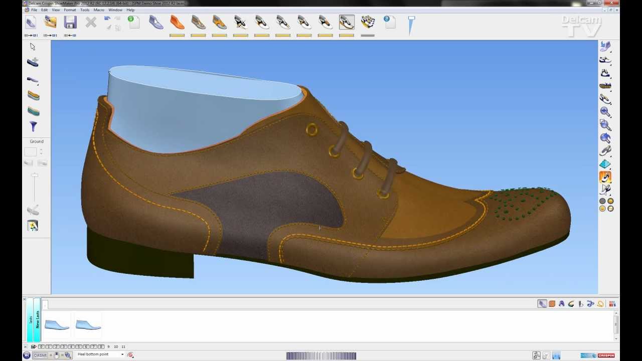 Delcam CRISPIN Shoemaker 2012 R1: Extending the upper to meet the sole ...