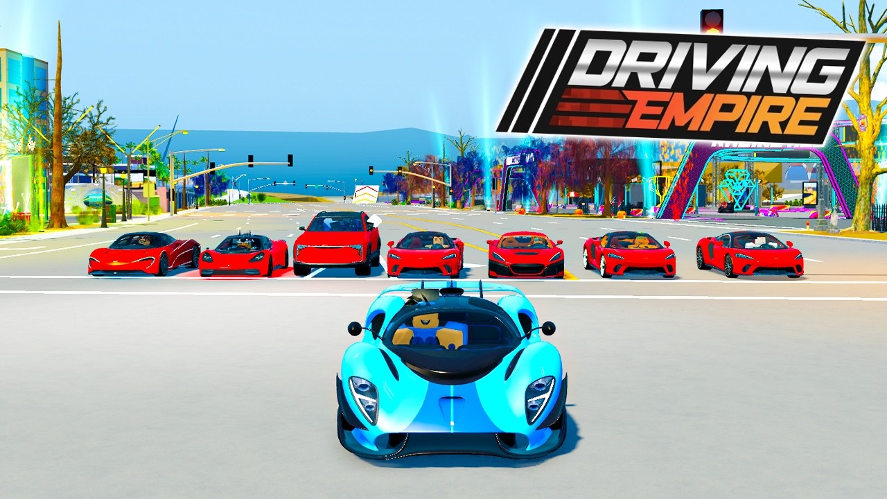 8 Hunters vs 1 Car In Driving Empire! - YouTube