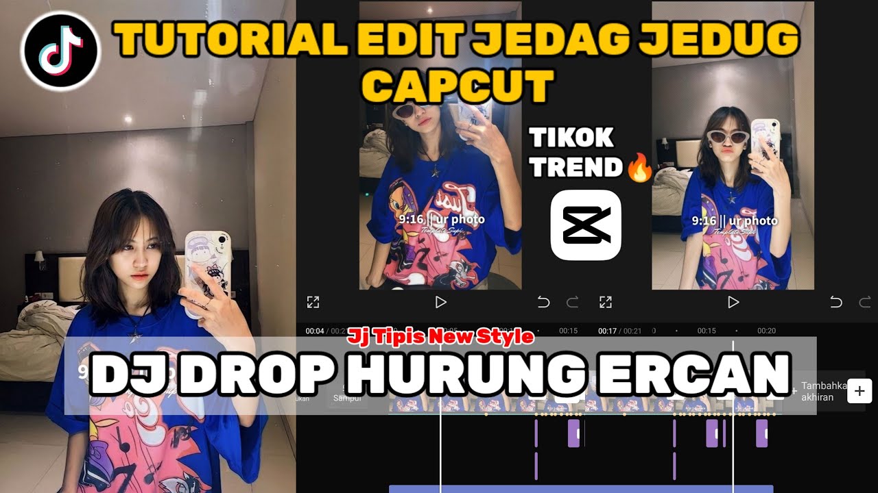 Tutorial Edit Jedag Jedug Capcut DJ DROP HURUNG ERCAN - YouTube