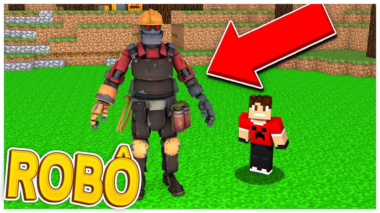CONSTRUÍ UM ROBÔ !! - Minecraft Lendário #37 - YouTube