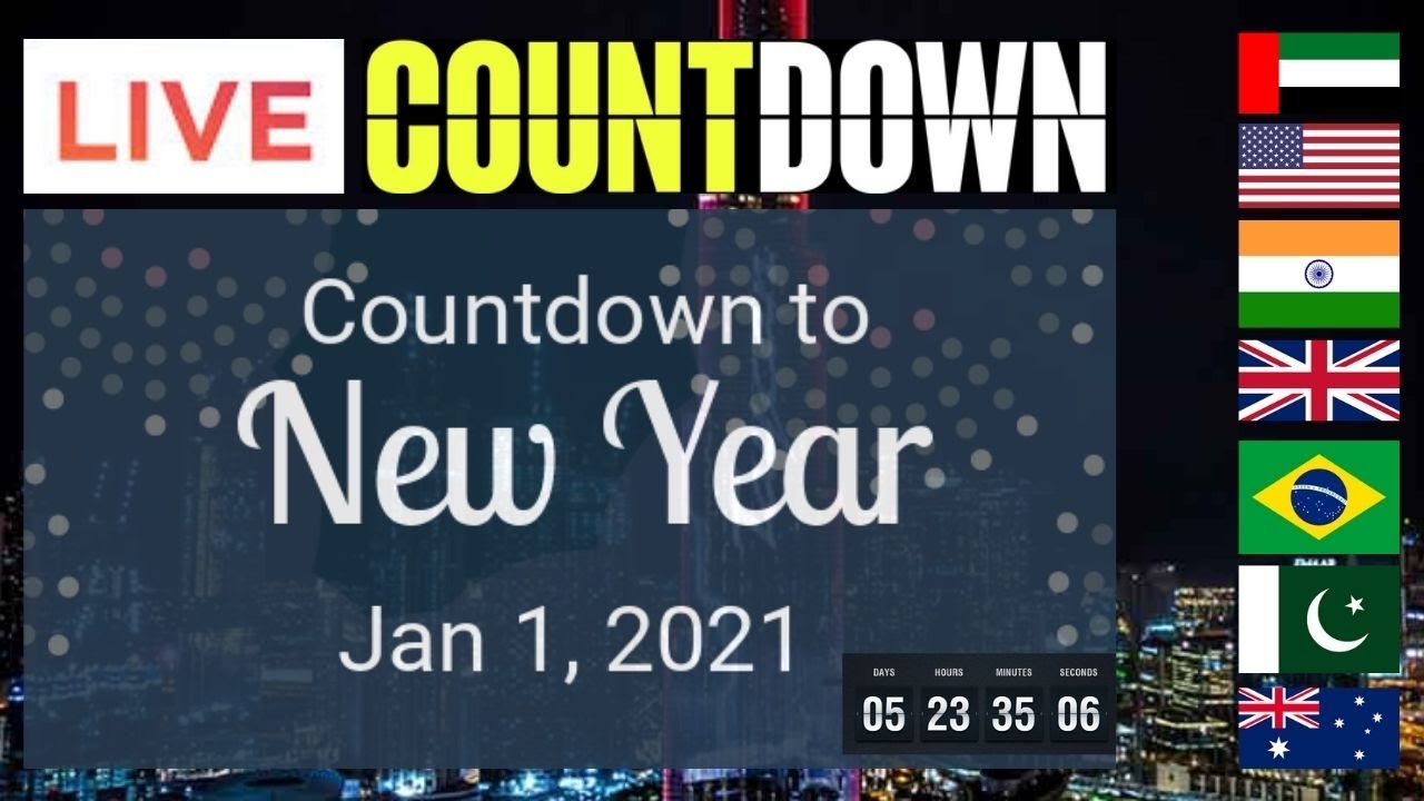 LIVE NEW YEAR COUNTDOWN 2021 | ALL OVER WORLD | CITIES NEW YEAR COUNT ...