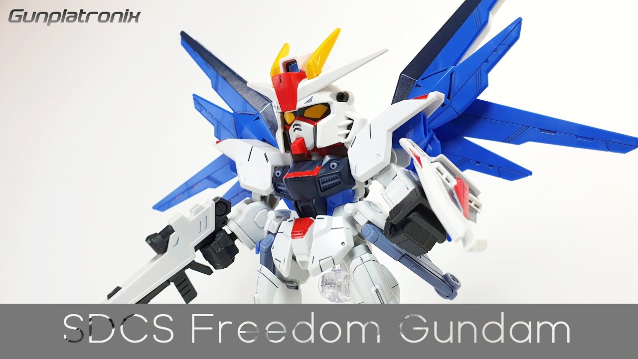 SDCS Freedom Gundam - Complete Build SD & CS Frame Comparison - YouTube