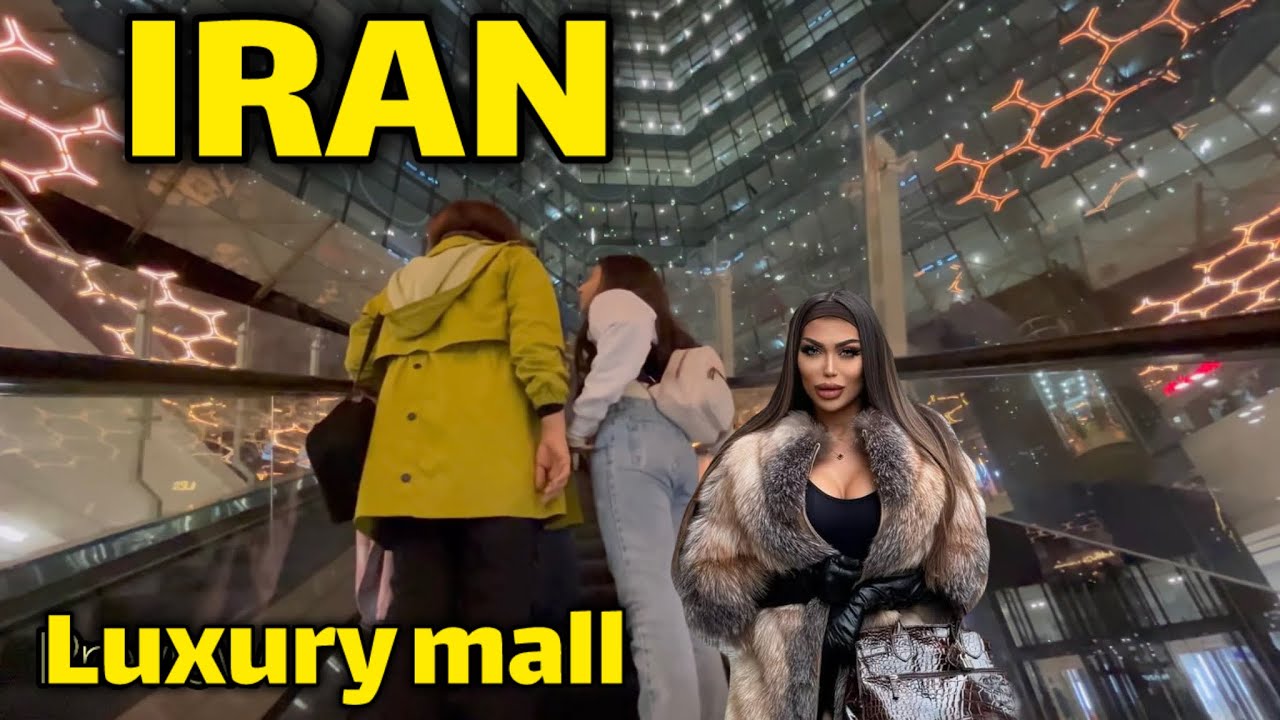 IRAN - Walking In Tehran City Luxury and luxurious Mall - YouTube