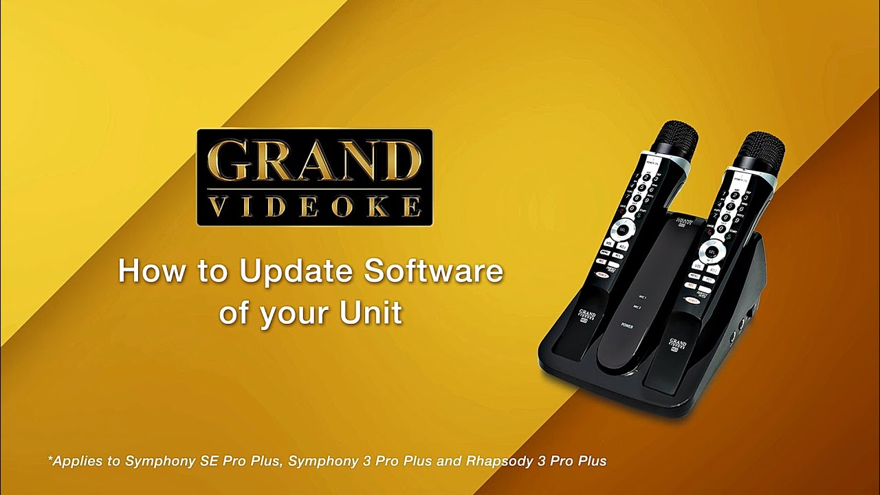 How to Update Software on Grand Videoke - YouTube