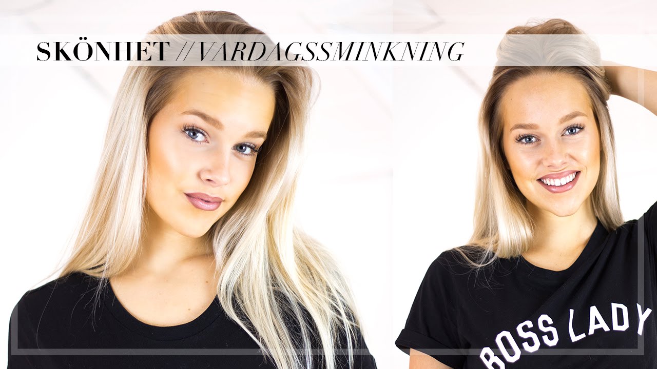 Vardagssminkning II Enkel & snabb på under 5 minuter - YouTube