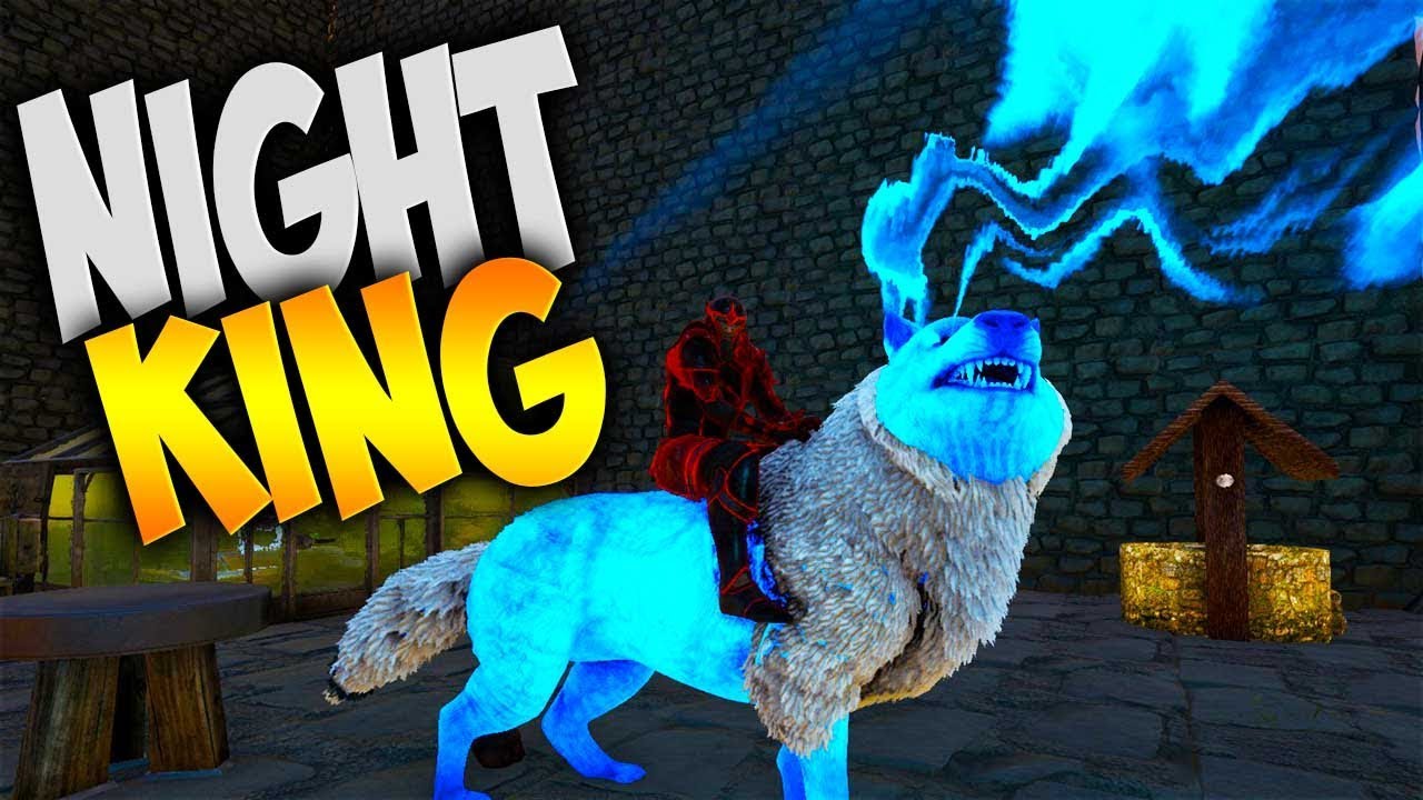 Ark: Survival Evolved - Night King Direwolf Tamed (Modded Ark Gameplay ...
