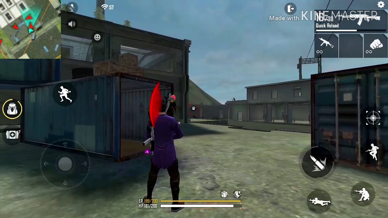 Train in free fire in the training ground - YouTube