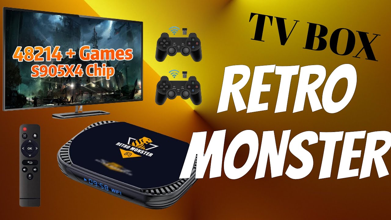 TV BOX RETRO MONSTER, A BOX QUE É GAME a GAME QUE É BOX! - YouTube