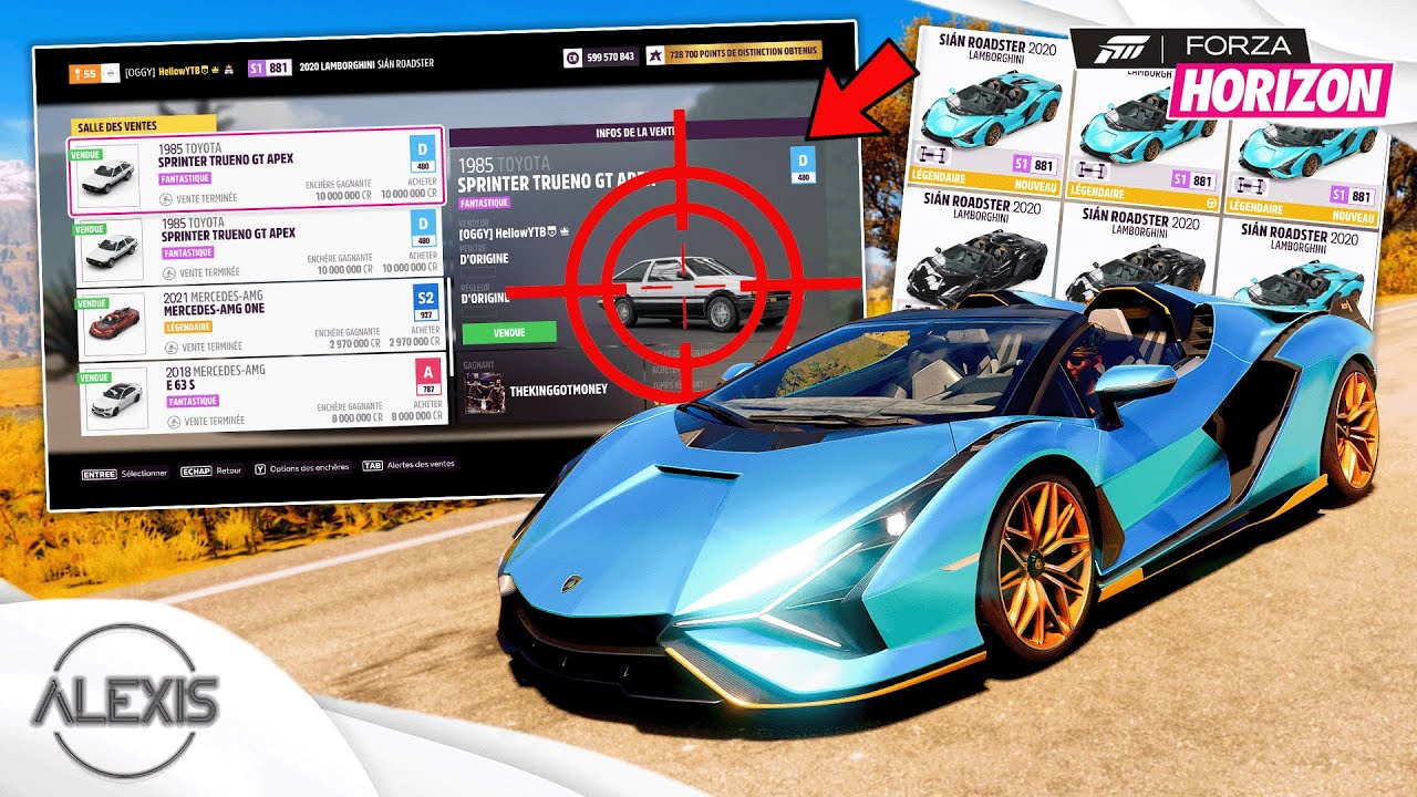 FORZA HORIZON 5 : COMMENT SNIPER FACILEMENT +110M PAR HEURE ! 999M CR ...