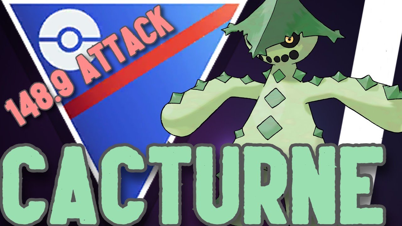CACTURNE is the CRAZIEST GLASS CANNON I have EVER SEEN | Pokémon GO ...