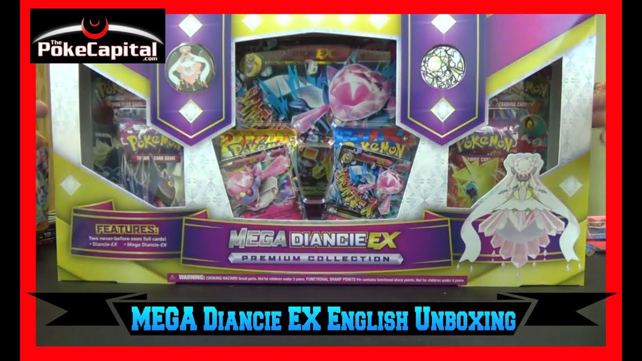 Pokemon Mega Diancie EX Premium Collection Opening - YouTube