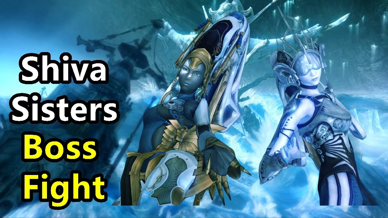 Final Fantasy 13 - Shiva Sisters Boss Fight - YouTube