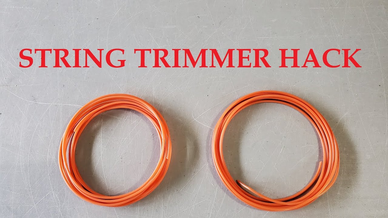 String Trimmer Hack - YouTube