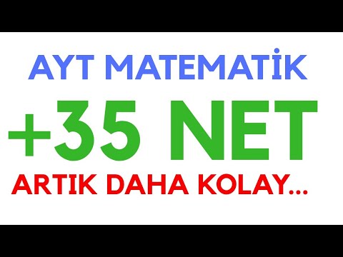 Ayt Matematik 35 Net Yapmak Artık Daha Kolay #ayt #aytmatematik #yks2020