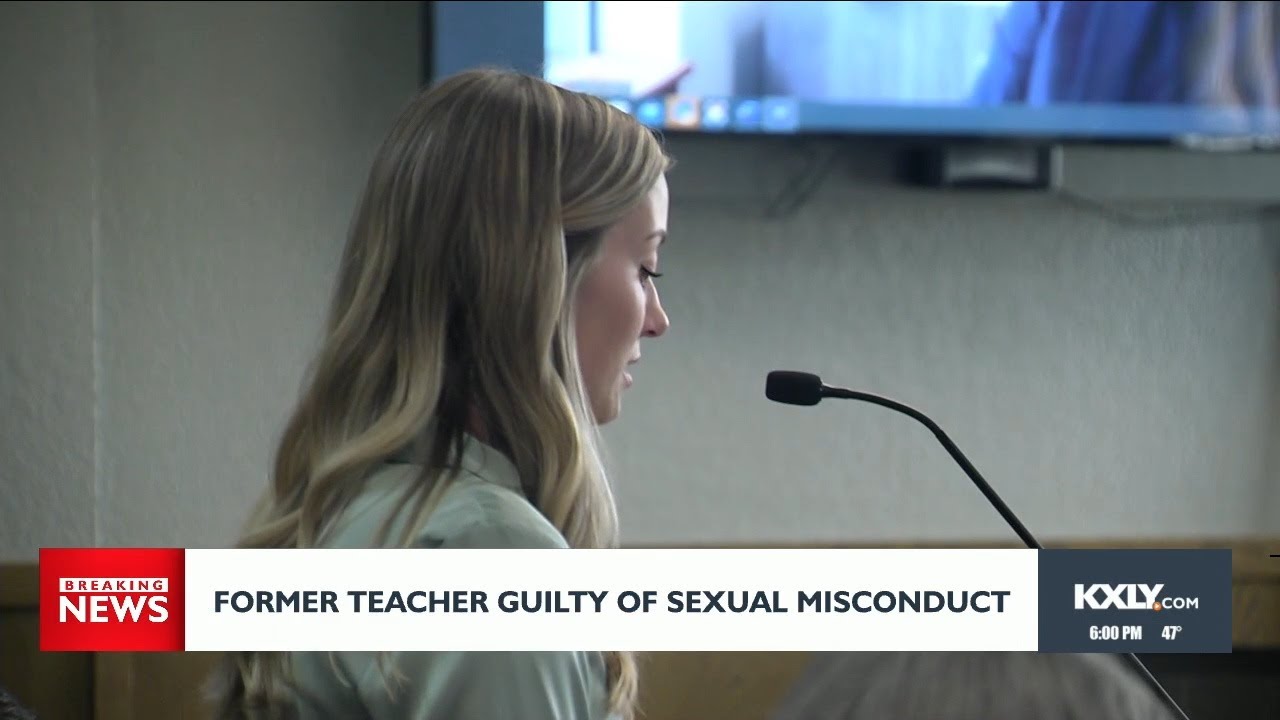 Former teacher guilty of sexual misconduct - YouTube