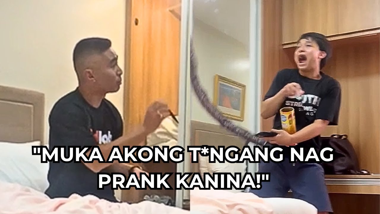 NAGALIT DAHIL PALPAK YUNG PRANK! - YouTube