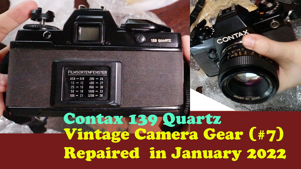 Contax 139 Quartz Film SLR - Vintage Camera Gear No. 5 repaired in ...