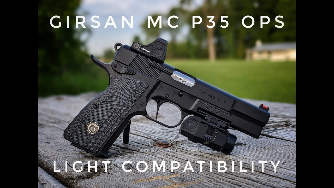 Girsan MC P35 OPS Light Compatibility - YouTube