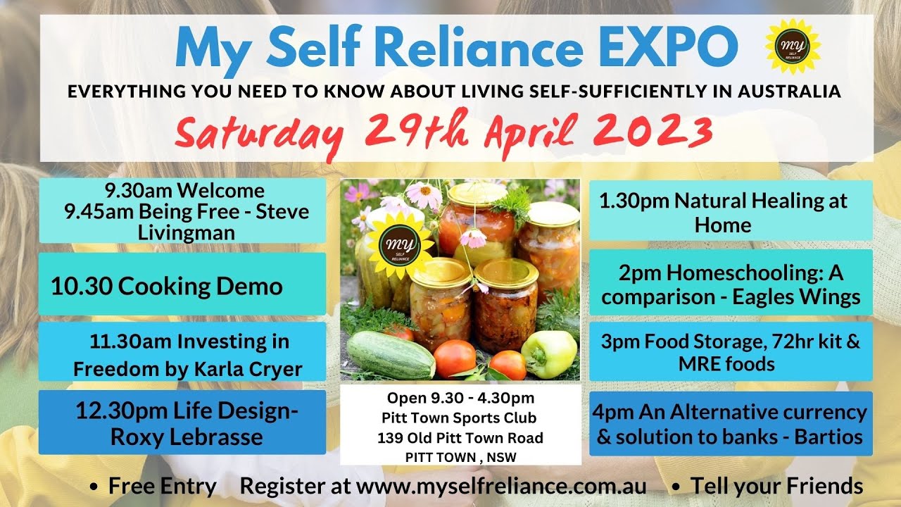My Self Reliance EXPO April 2023 - YouTube
