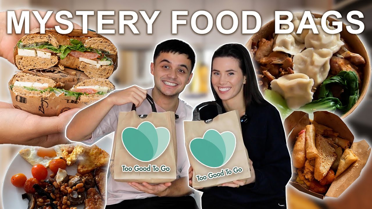 EATING RESTAURANT LEFTOVERS FOR 24 HOURS 🍔 Too Good To Go Review - YouTube