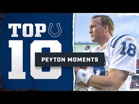 Best Moments from Peyton Manning's Colts Career | Colts Top 10