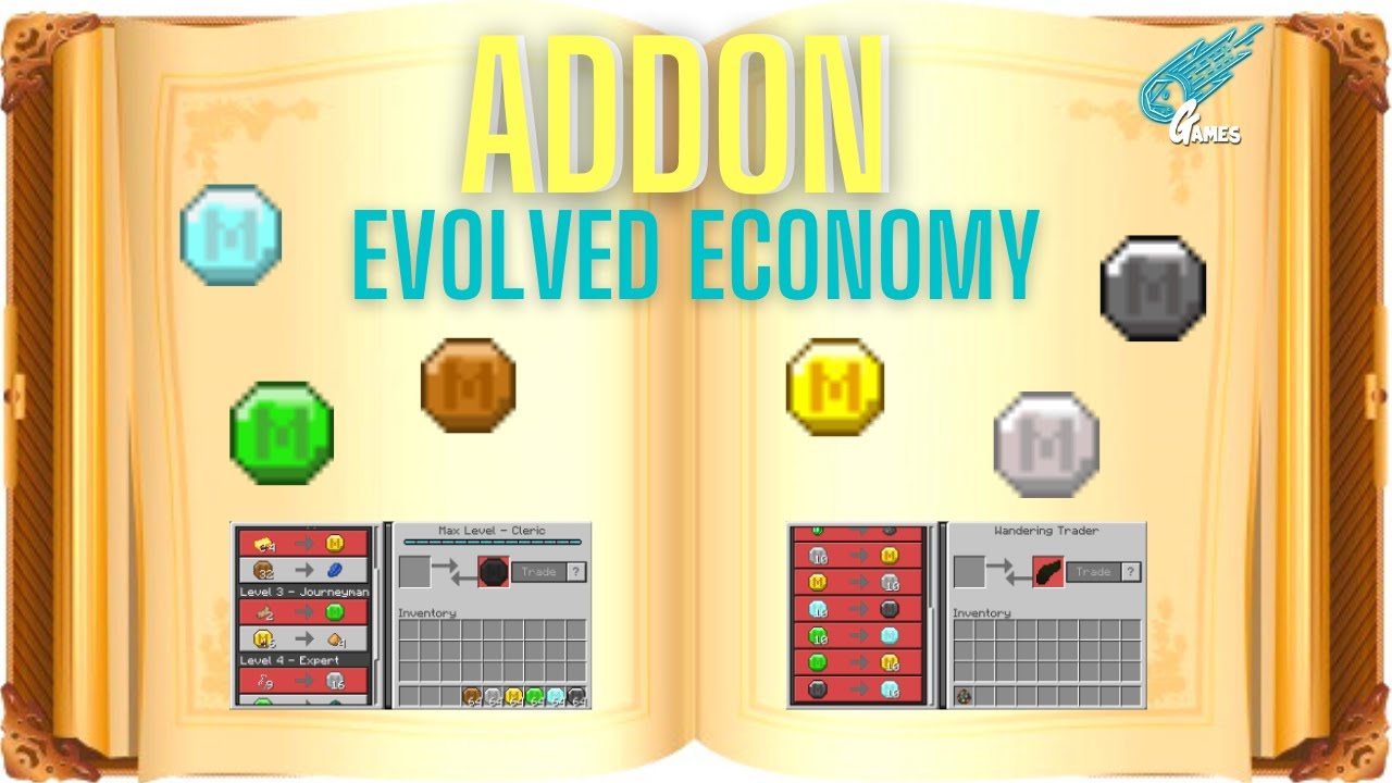 💲 ADDON EVOLVED ECONOMY 💲 SISTEMA de ECONOMÍA para MINECRAFT BEDROCK ...