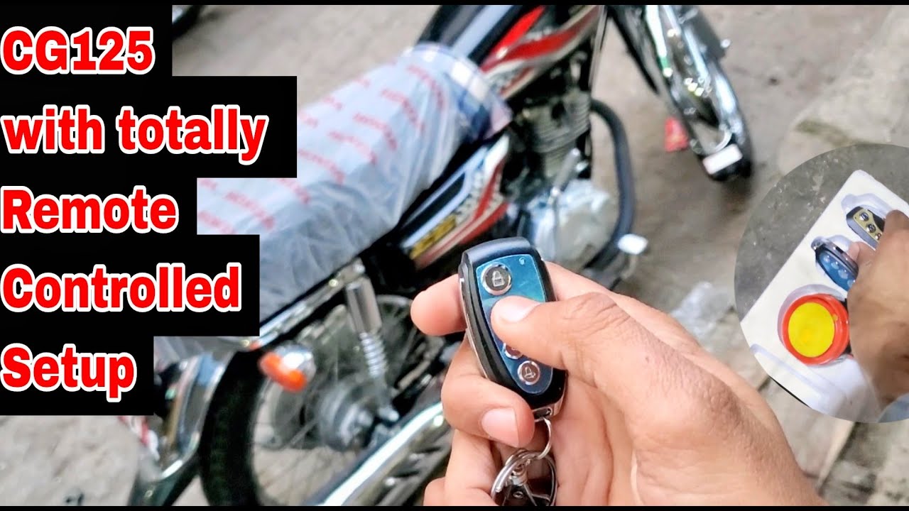 CG 125 2024 Model | I Applied Remote Controlled Setup | Full Protected ...