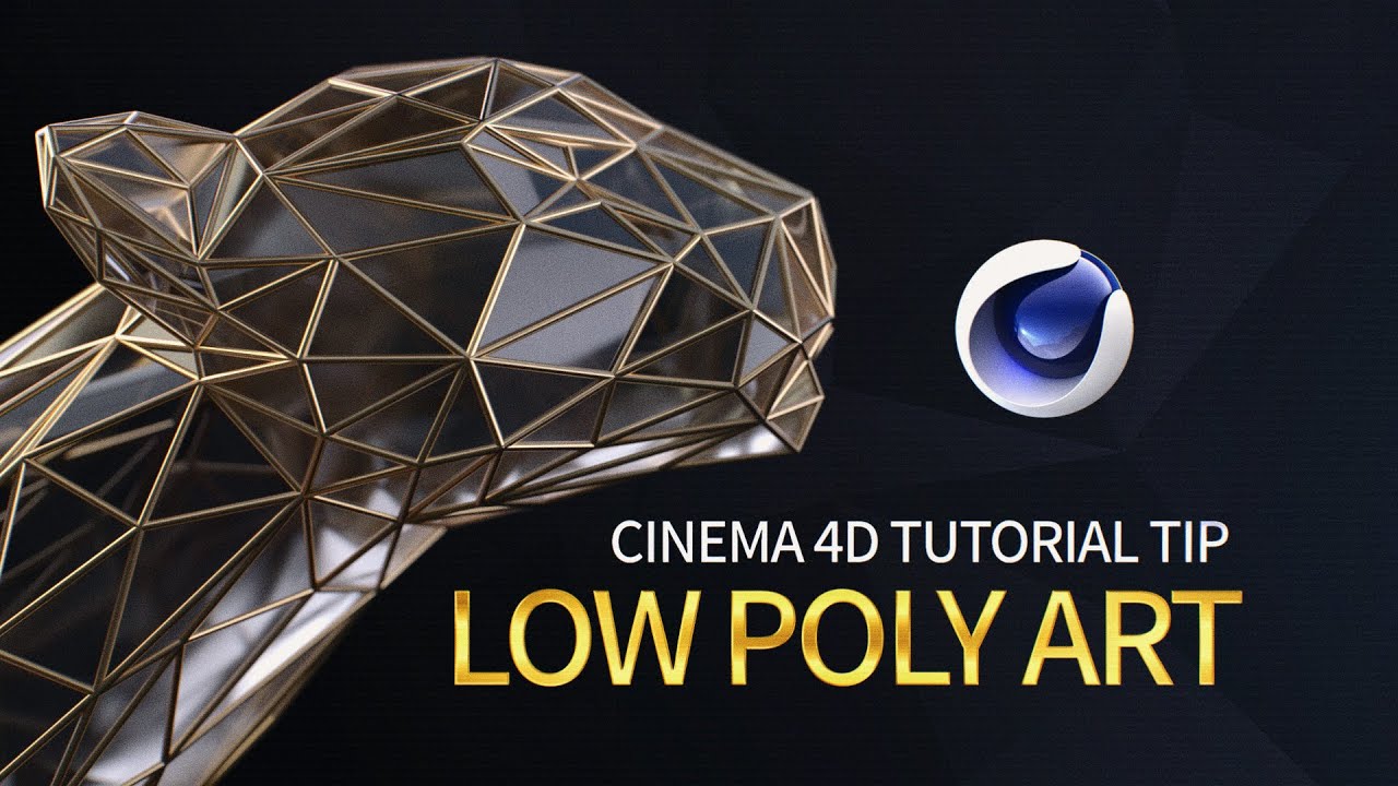 CINEMA 4D Quick Tip Low Poly ART l 감각적인 로우폴리 스타일 연출 - YouTube