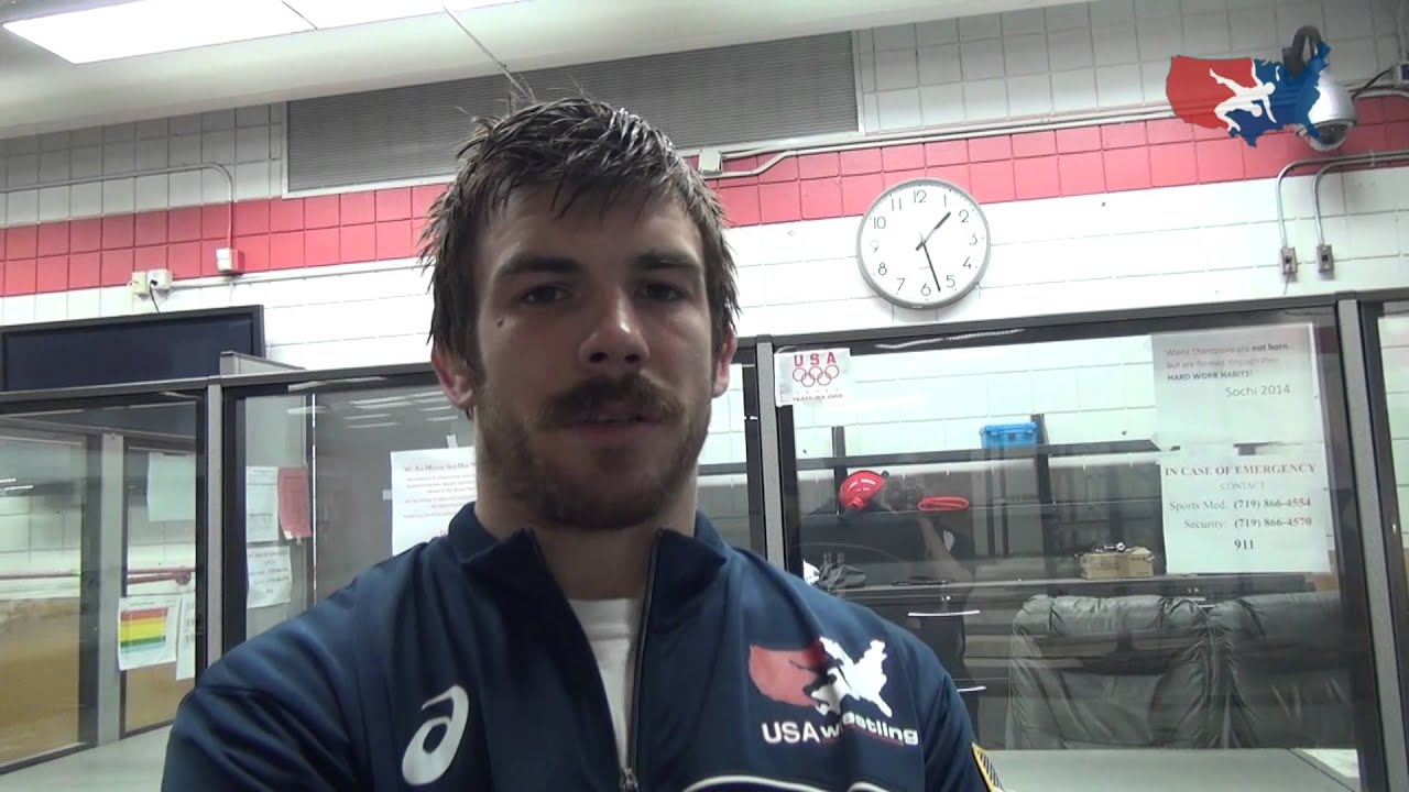Andy Bisek preparing for World Championships at Greco-Roman National ...