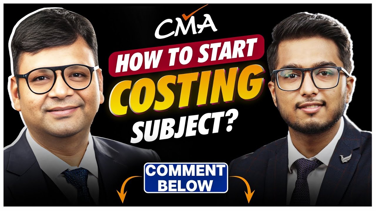How to start Costing Subject Preparation | CMA Inter | CA Inter - YouTube