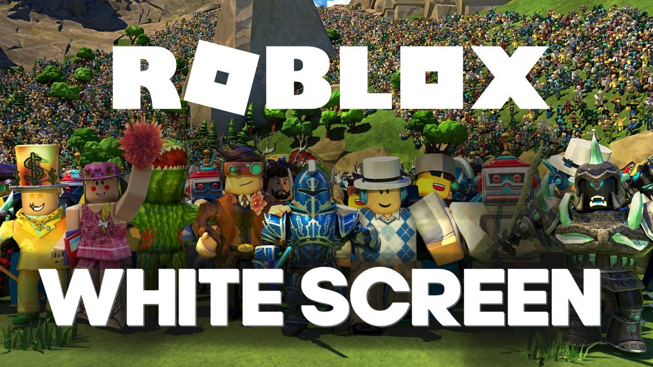 Roblox White Screen FIX 👍 How to FIX Roblox White Screen Glitch ...