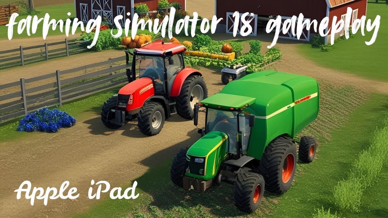 farming simulator 18 gameplay harvesting #farmingsimulator - YouTube