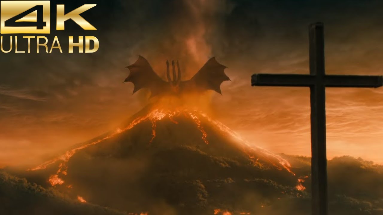 Godzilla: King of the Monsters (2019) - Ghidorah Alpha Call Scene | 4K ...