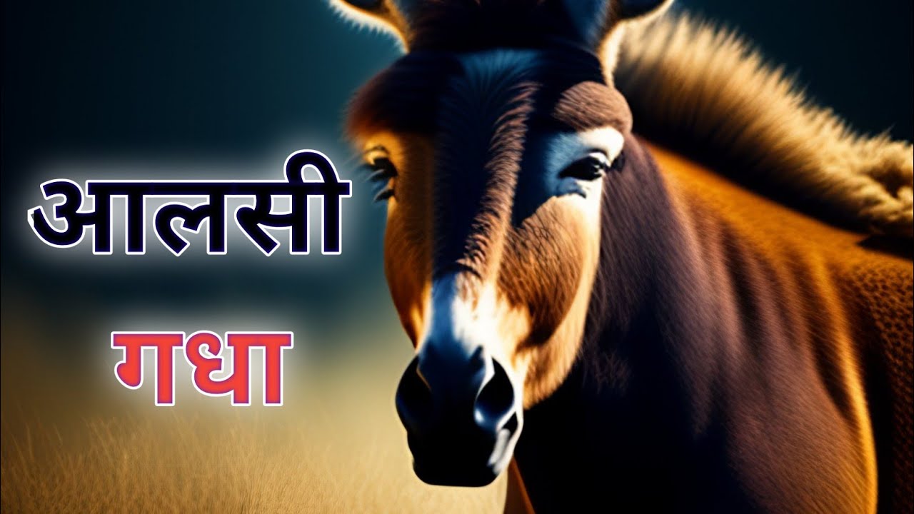 Lazy Donkey in Hindi) Aalsi Gadha Hindi Story| Hindi Moral Stories ...