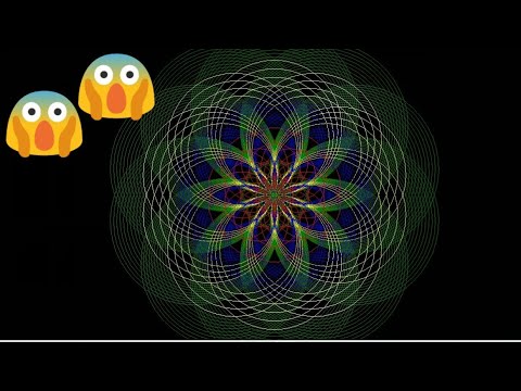 Galactic Flower Python Turtle Mini Project with Source Code |TRETAION| #shorts #python # ...