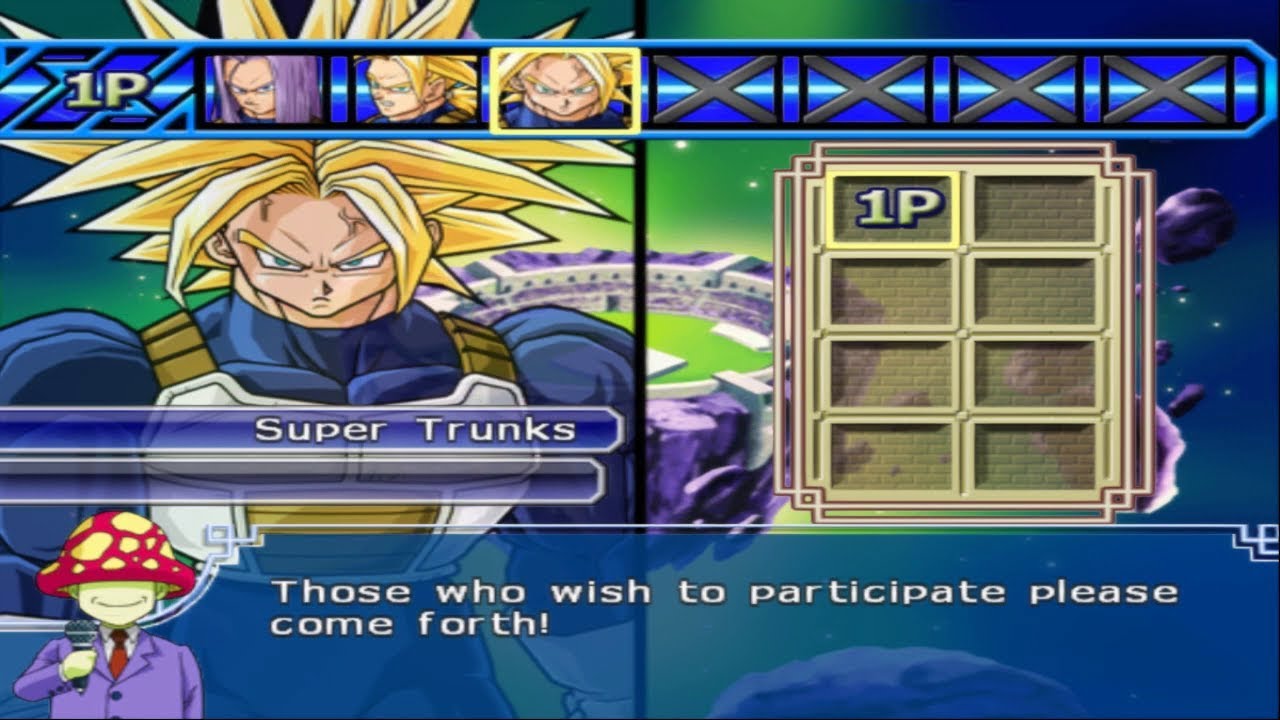 DBZ: Budokai Tenkaichi 3 (PS2) walkthrough - Super Trunks - YouTube