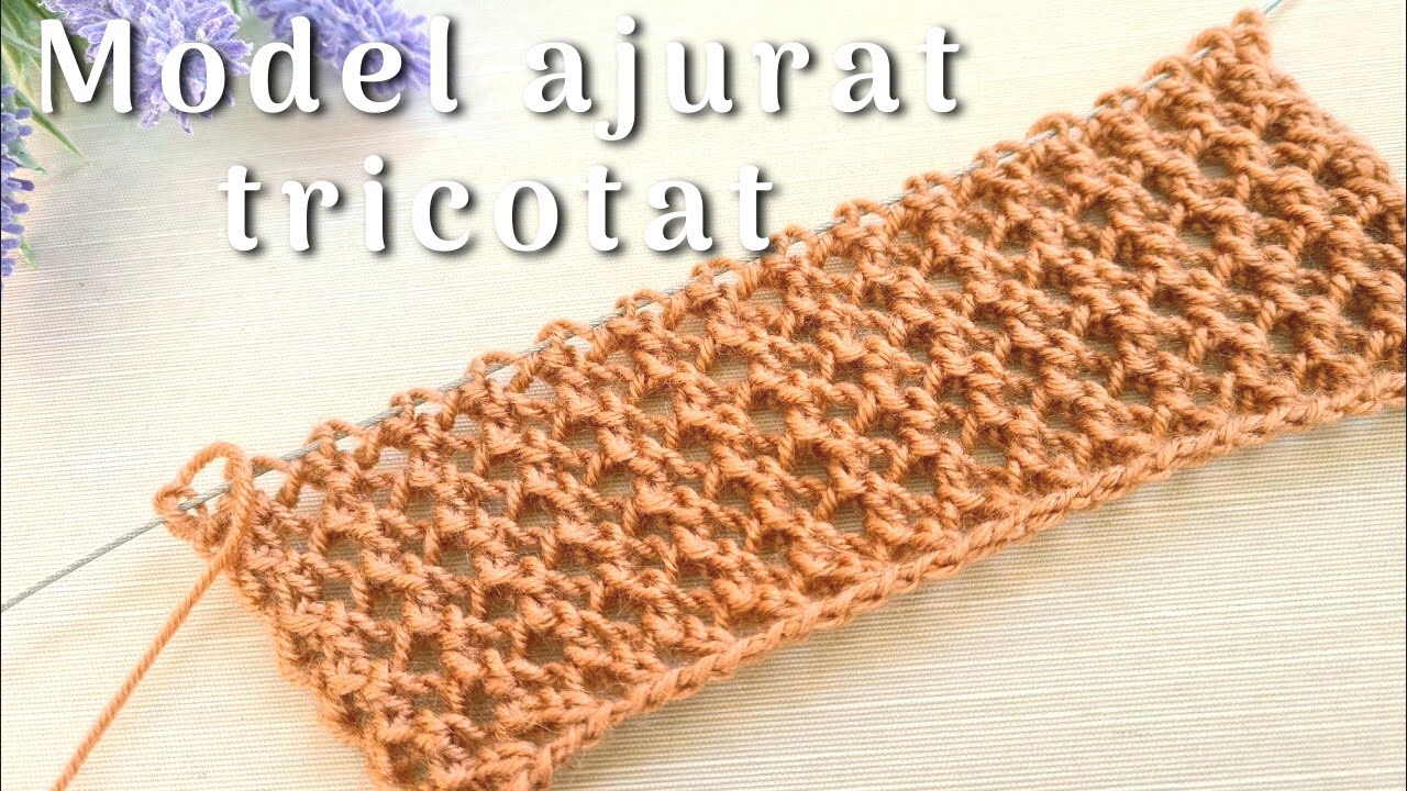 Flash model 24 - model ajurat tricotat - perfect pentru maieuri, bluze ...