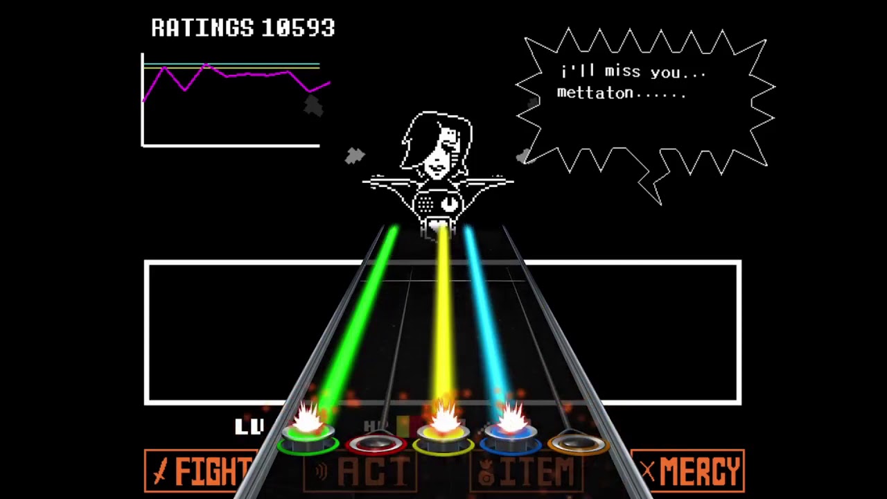 Undertale OST 069 - For The Fans (Clone Hero Chart) - YouTube