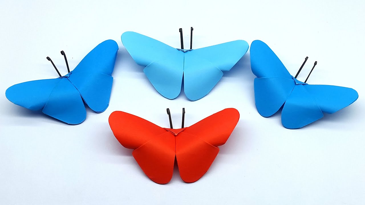 DIY Paper Butterfly Tutorial | Easy & Beautiful Origami for Beginners ...