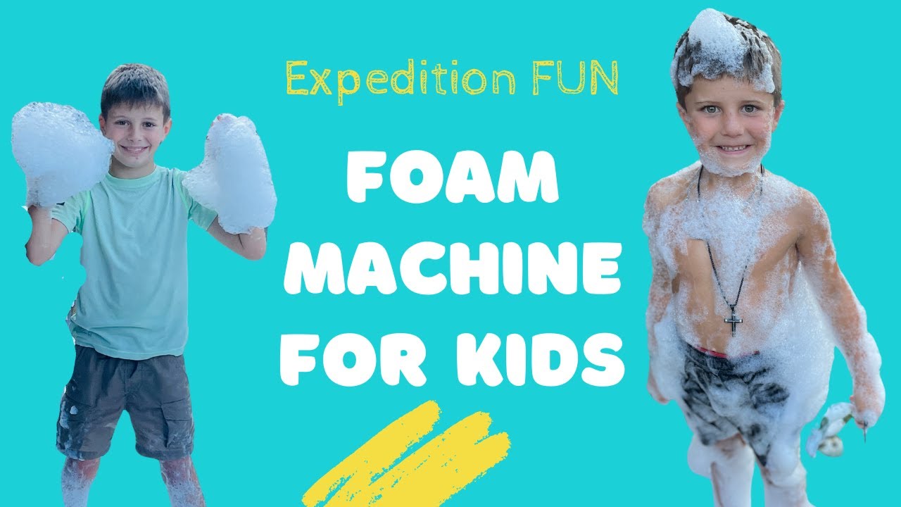 How to create a DIY Foam Machine - YouTube