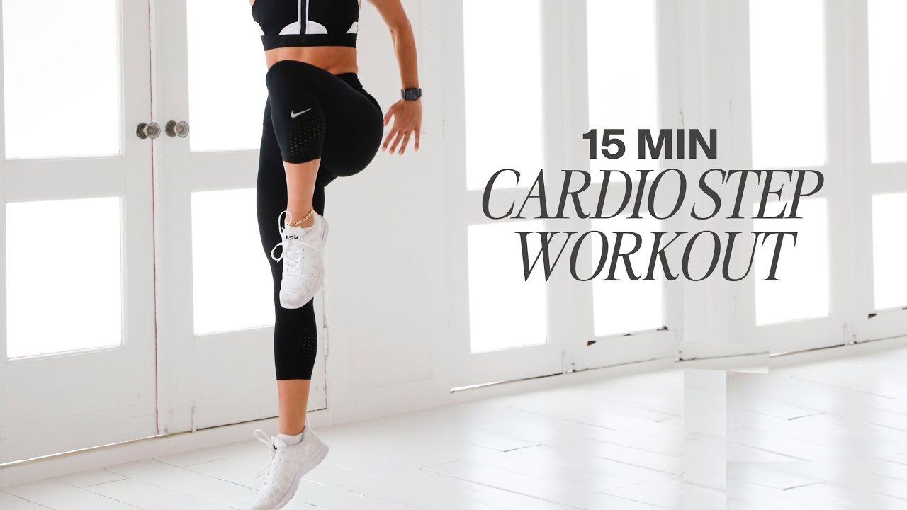 15-Minute Cardio Step Workout | Energizing Full-Body Routine! - YouTube