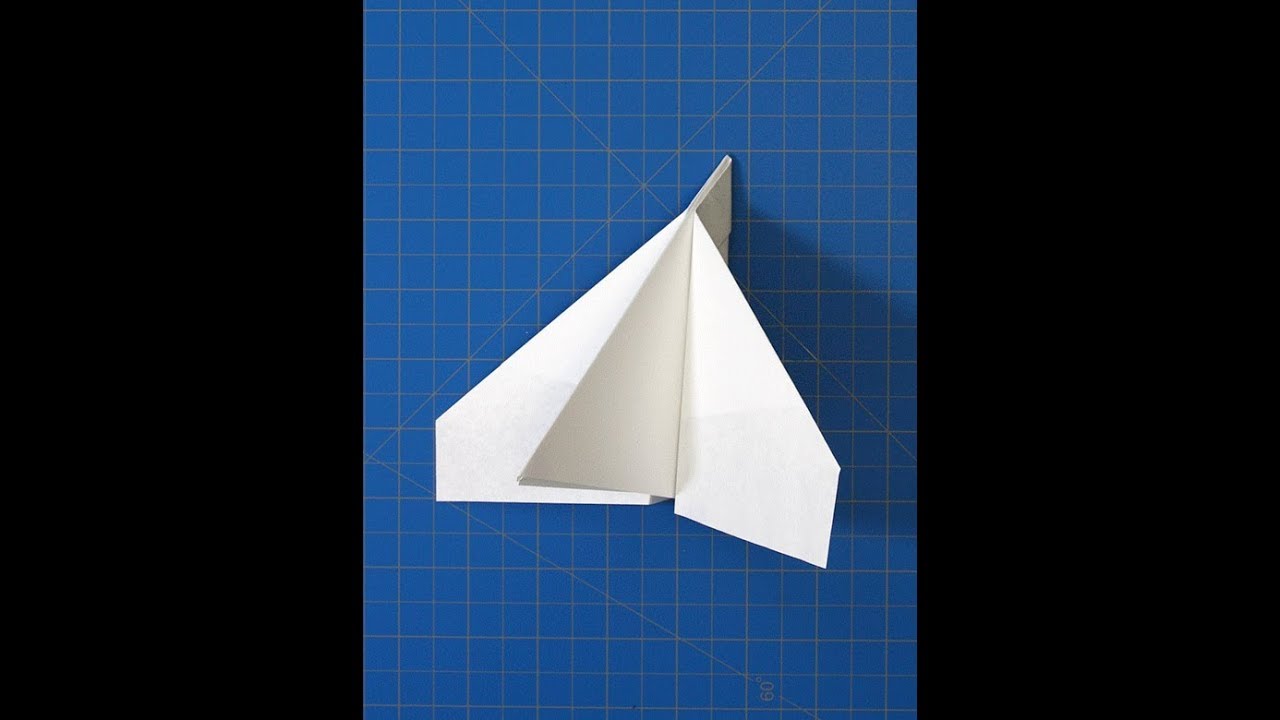 How to make a sprinter paper airplane. - YouTube