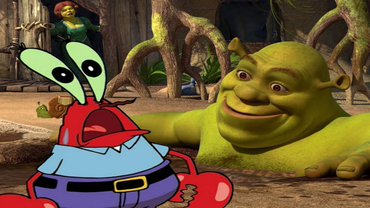 Mr Krabs finds Shrek Attractive (AI Sponge Clip) - YouTube