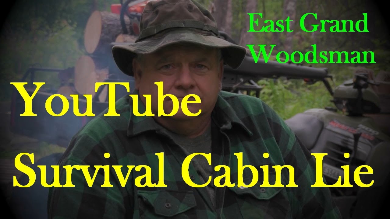 Survival Cabin Myth @ The Rustic Log Cabin Deer Hunting Camp - YouTube