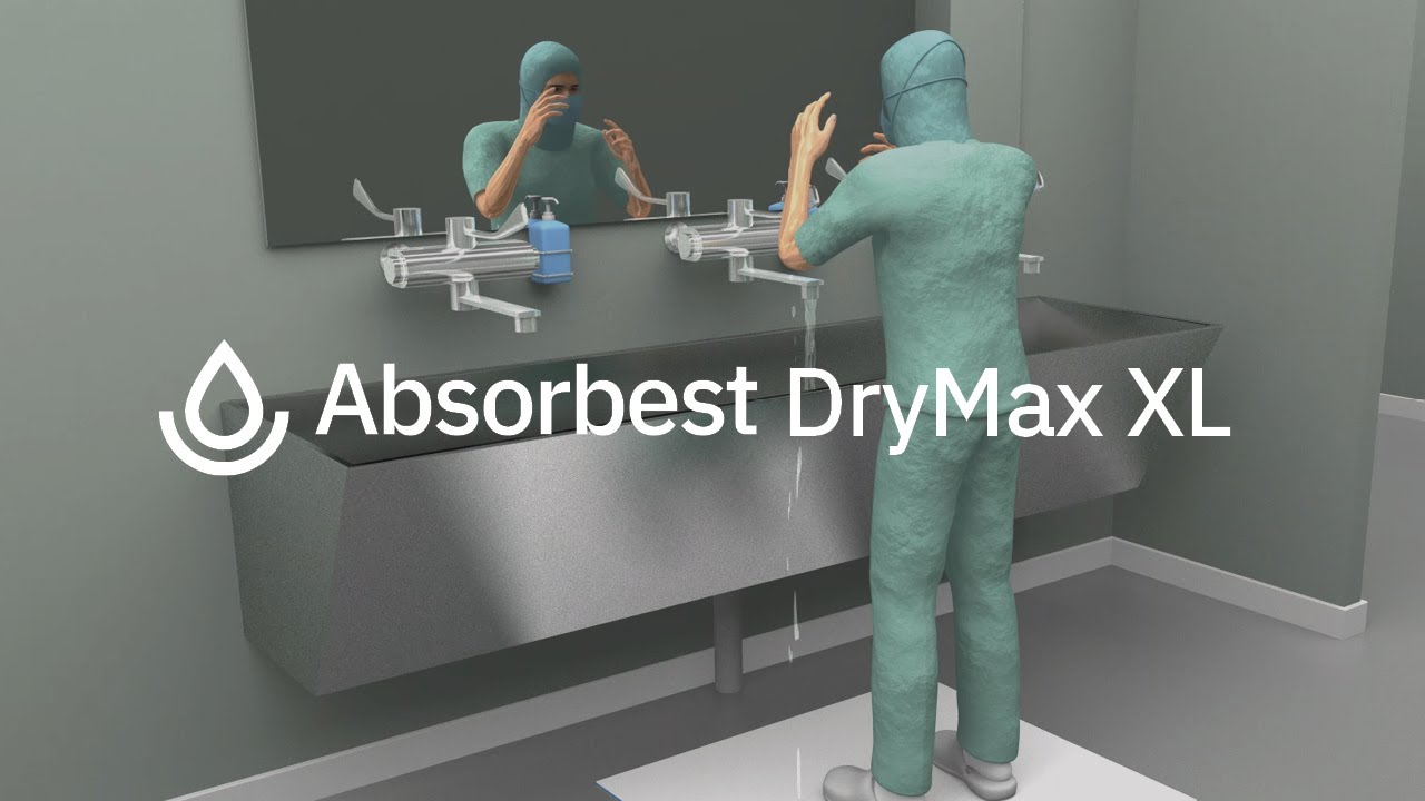 Absorbest DryMax XL for the sink station. - YouTube