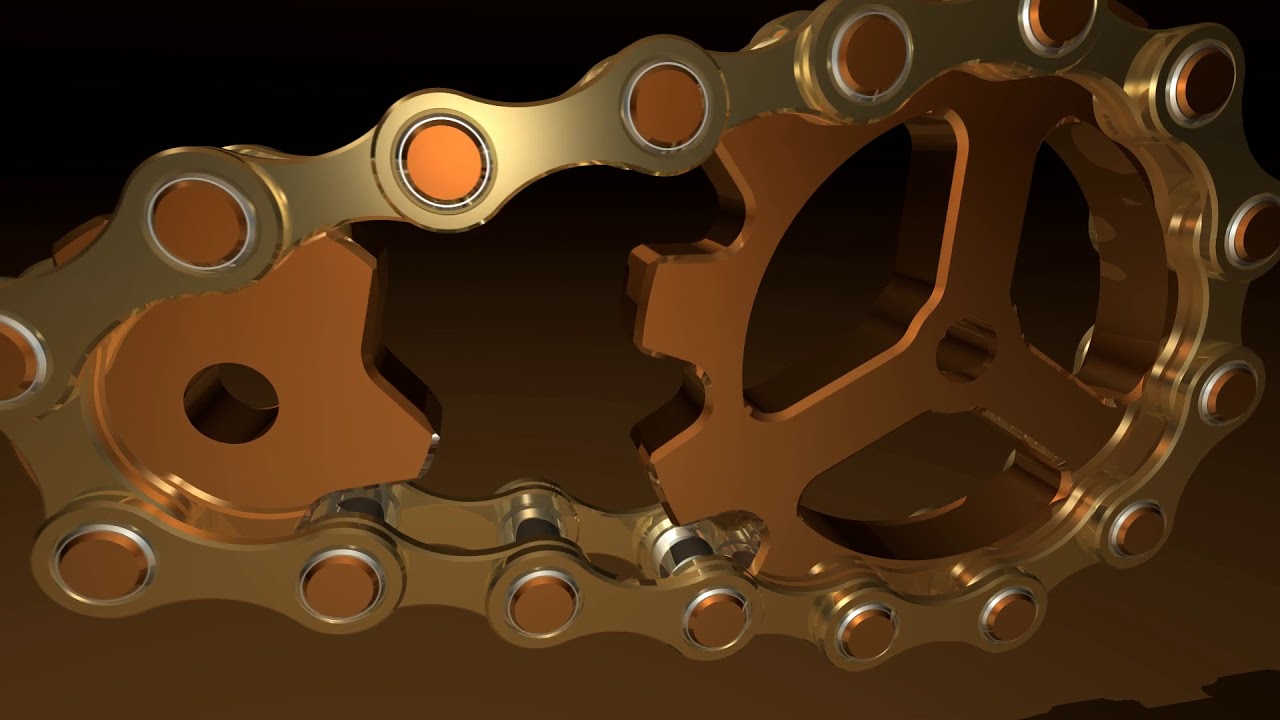 POV-Ray C++ Cogs 'n' Chains 5-11-16 - YouTube