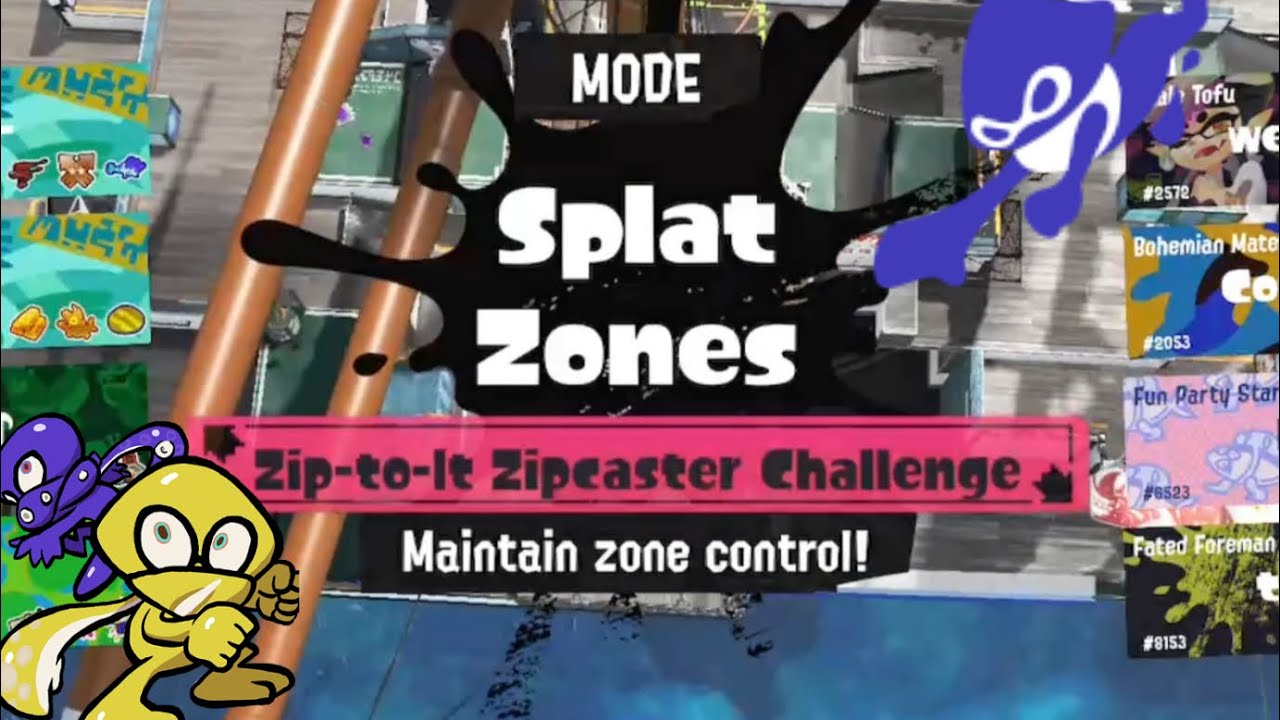 You gotta Zip-to-It in the Zipcaster Challenge! | Splatoon 3 - YouTube