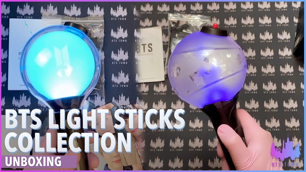 💟 BTS Official Light Sticks collection // Army bomb version 3 // Map of ...