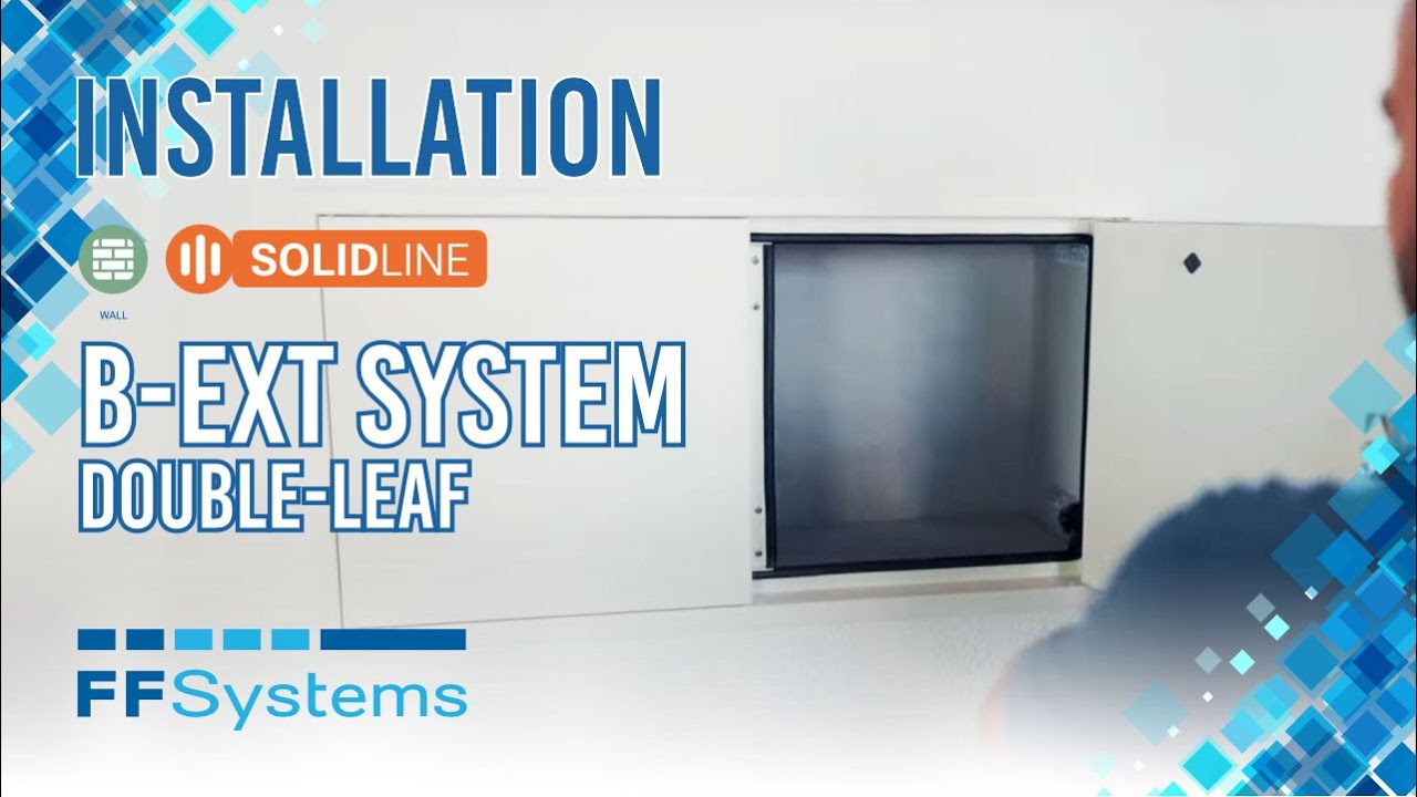 FF Systems System B-EXT zweiflügelige Revisionsklappe für den ...