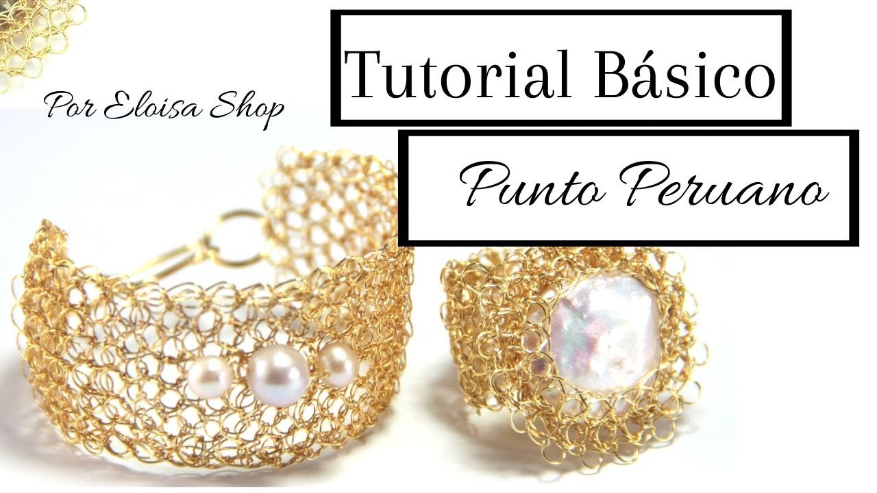 Tutorial basico de punto peruano en alambrismo - YouTube